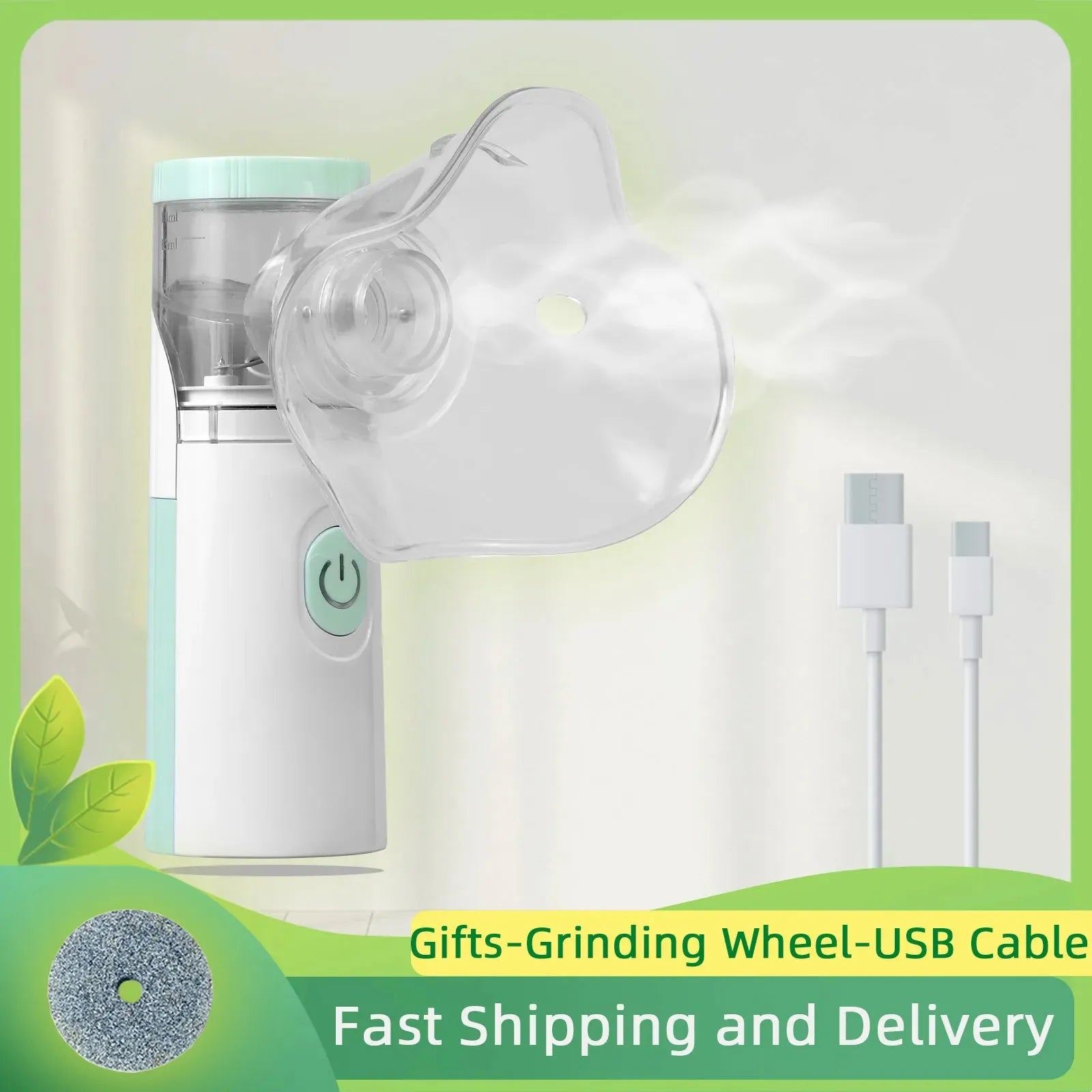 Portable Mini Nebulizer Silent Handheld Inhaler Ultrasonic Nebulizer ...