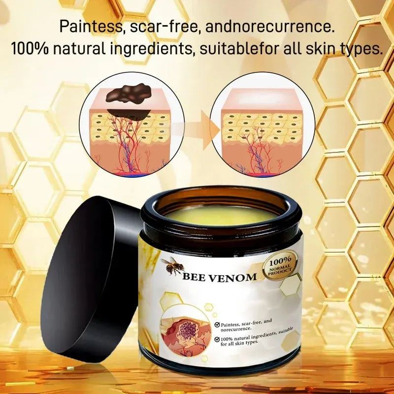 2024 New Bee Cream, New Bee Care Cream, Bee Mole And Wart Care Cream B