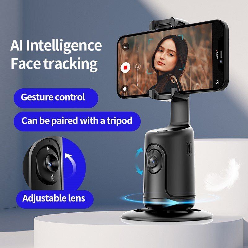 Intellig Ai New Mini Selfie Stick Automatic Tracking Shooting 360 ...