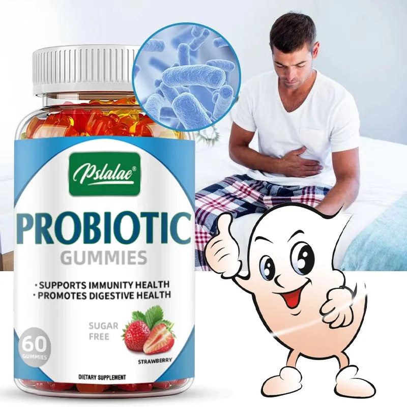 Probiotic Gummies - Digestive Support and Gut Health Chewable Suppleme