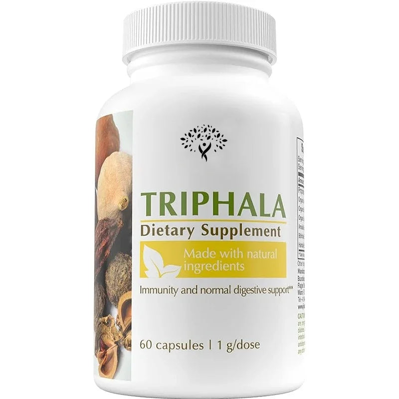 Triphala Supplement - Organic Triphala Capsules Made From Amalaki, Bib
